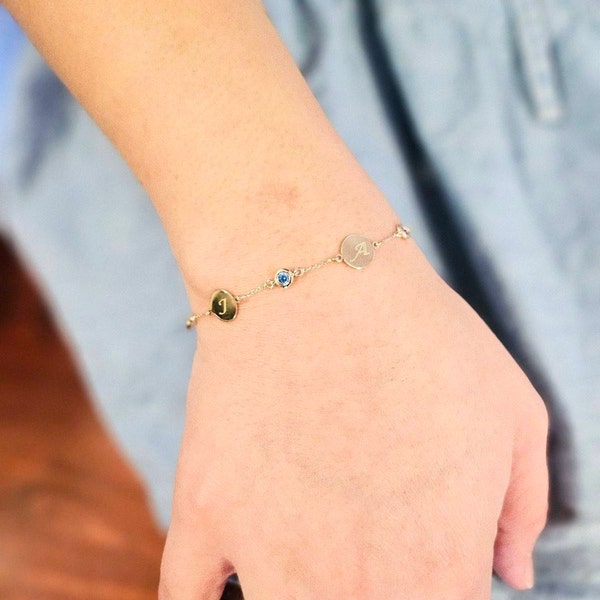 14k Gold Jake Letter Necklace | Deliciate Customized Special Name ...