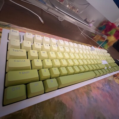 Gradient Yellow Side-printed Keycap Set OEM Profile - Etsy