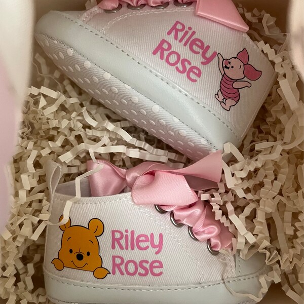 Winnie the Pooh Honey Pot Baby Boy Shoes, Honey Baby Booties ...