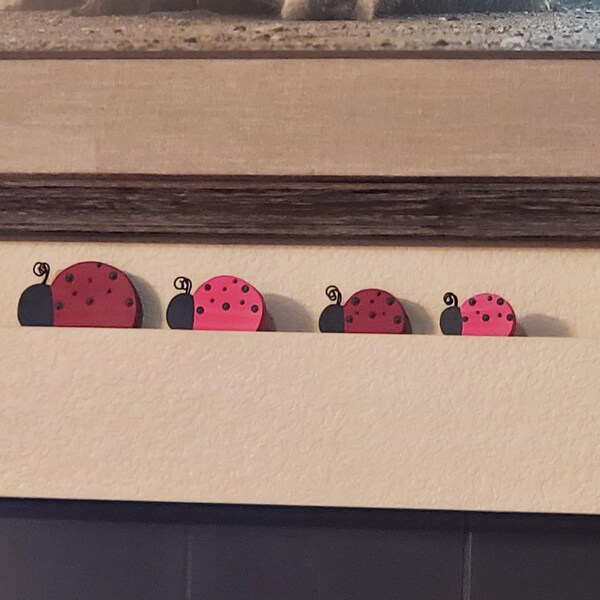 Ladybug Decor, Wood Lady Bug, Ladybugs, Spring Decor, Summer Decor ...