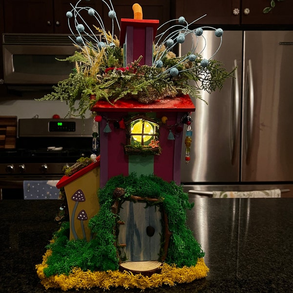 Fairy Garden Fire Pit Battery Operated Flameless Candle, Flickering ...