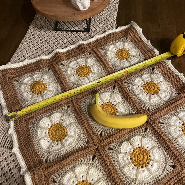 Daisy Coaster | Daisy Decor | Customizable Coasters | Crochet Flower ...