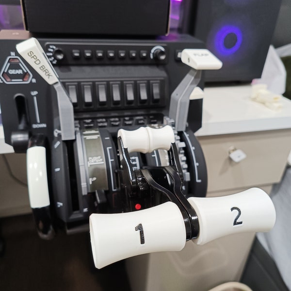 737 V2 Throttle Set for Honeycomb Bravo, Flight Simulator - Etsy