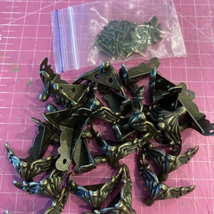 4pcs 67mm X 67mm X 30mm Metal Decorative Corner Bracket for | Etsy