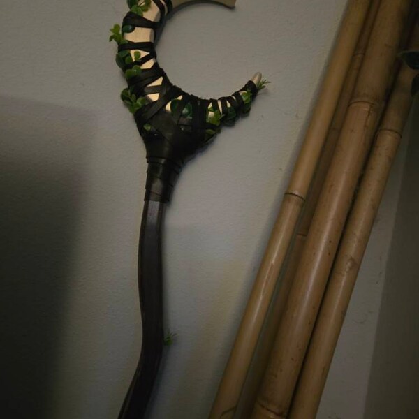 The Celestial Ellipse Staff an Enchanting Druid Staff Enchanted Nature ...