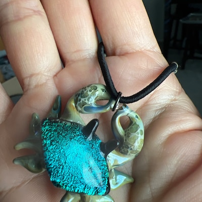 Blown Glass Octopus Pendant Gift for Him Octopus Jewelry Gift - Etsy