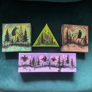 Cryptid Buddy Sticker Fantasy Art Forest Guardian Sticker - Etsy