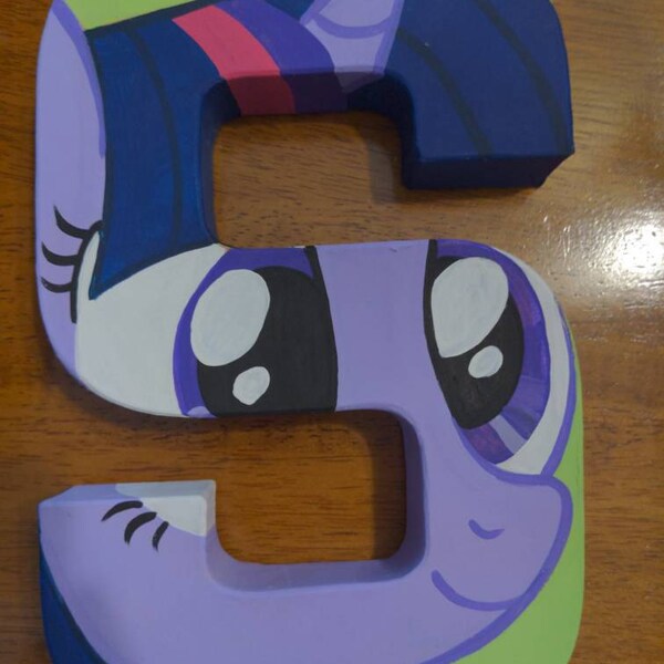 My Little Pony Inspired Name Letters/my Little Pony Party Decorations ...