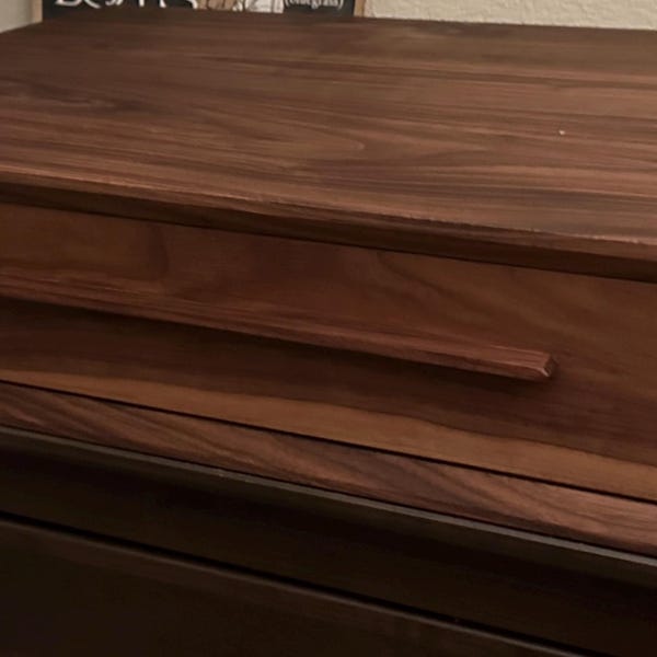 Handcrafted Cypress and Mahogany Wood Drawer - Single Drawer Box - Wood ...