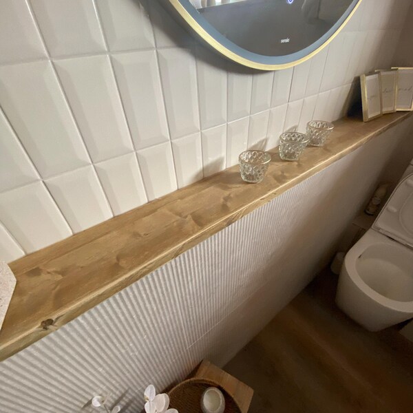 Rustic Window Sills, With Front Lip & Corner Notches | Window Ledge ...