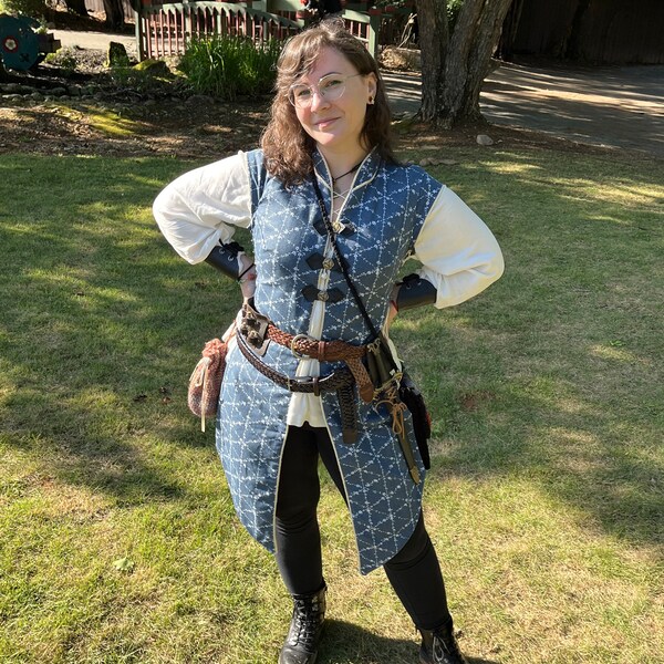 Female Fantasy Tabard Vest With Lacing - PDF Pattern for Instant ...
