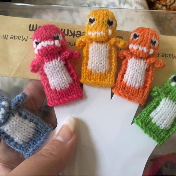 Strawberry Girl and Friends Finger Puppet Set. (includes 6 Finger ...