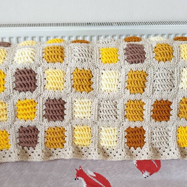 CROCHET PATTERN Treasure Blanket - Make to Any Size - PDF Download - Etsy