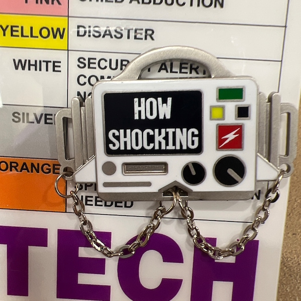 How Shocking Pin - Etsy