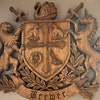 Custom Family Crest Coat of Arms Personalized Family Shield Wooden ...