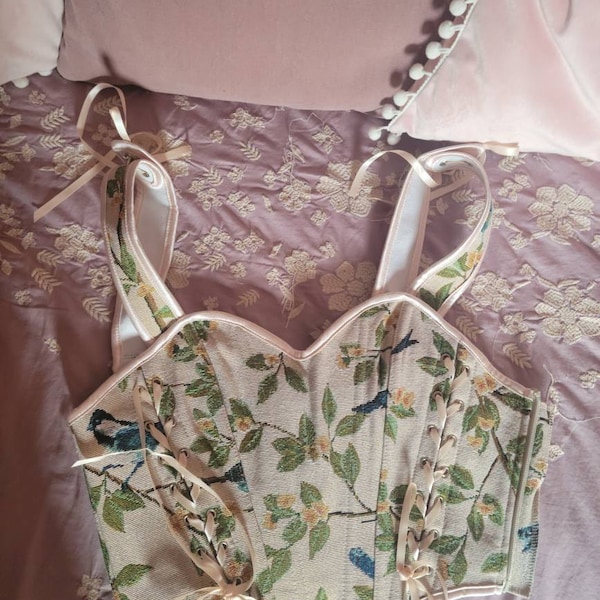 Vintage Corset Top for Women Butterfly Corset - Etsy
