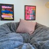 Blush Pink Nautical Print, Navy Ocean Art, Navy Blue Wall Art, Abstract ...