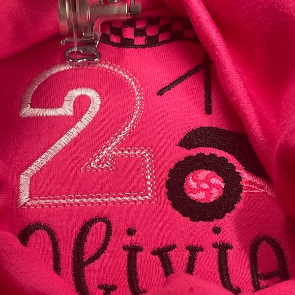 Bold Block Wide Satin Stitch Numbers, Birthday Number Applique Machine ...