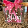 Personalized Glass Block, Teacher Gift, Teacher Appreciation, Teacher ...