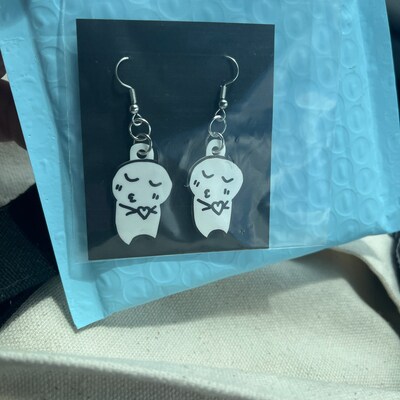 Handmade ATEEZ Atiny Yeosang Hehetmon Drawing Kpop Earrings - Etsy