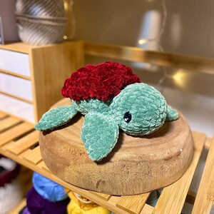 Rose Turtle Crochet Pattern PDF Download, Beginner Friendly Amigurumi ...