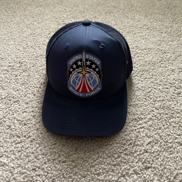 US Space Force Hat Snapback Trucker Mesh Cap Individually Handcrafted ...