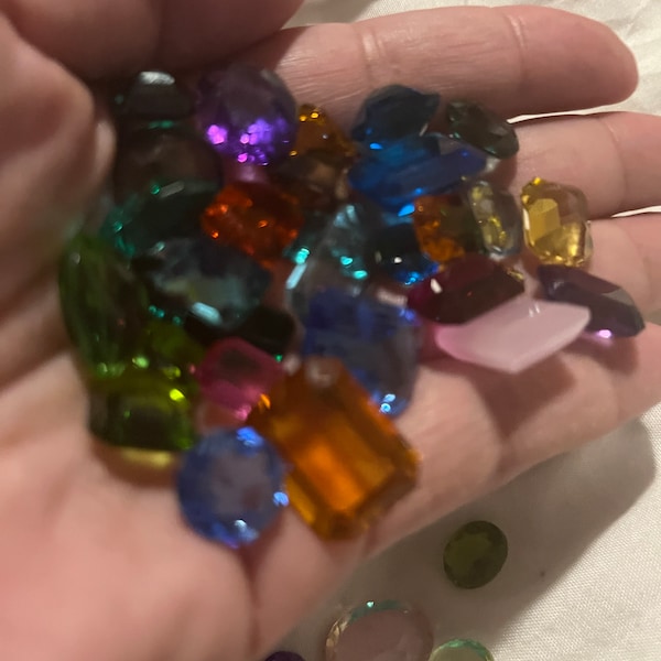 Bulk Semi Precious Faceted Gemstones Wholesale Lot, Mixed Loose ...