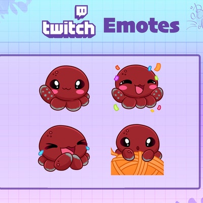 YUJI ITADORI Cute Emotes Twitch Pack 6 Jujutsu Kaisen Emotes Twitch ...
