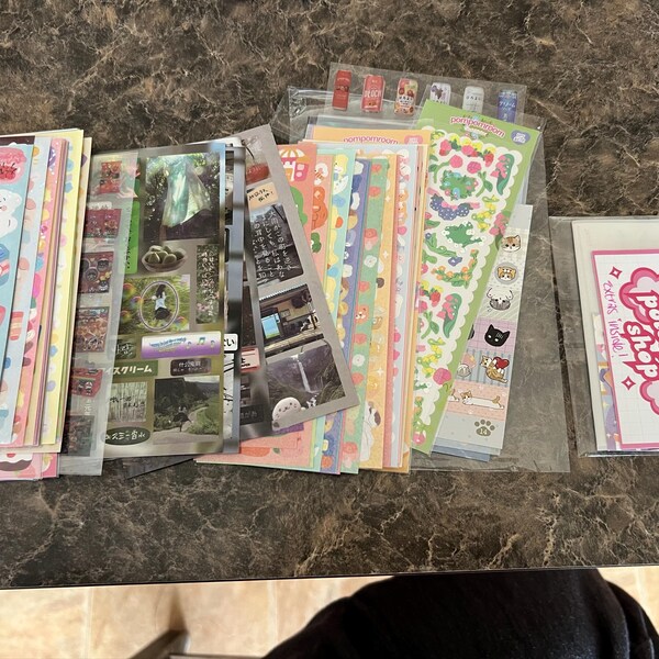 Sticker Sheet Gacha!!!! | Cute Sticker Sheets Bundle | No Repeats ...