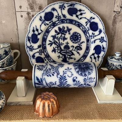 Wood Rolling Pin Stand for Rae Dunn. Farmhouse Riser, Rolling Pin ...