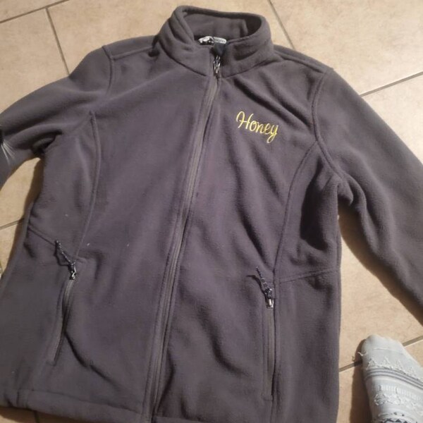 Personalized Ladies Value Fleece Jacket, Monogrammed Jacket ...