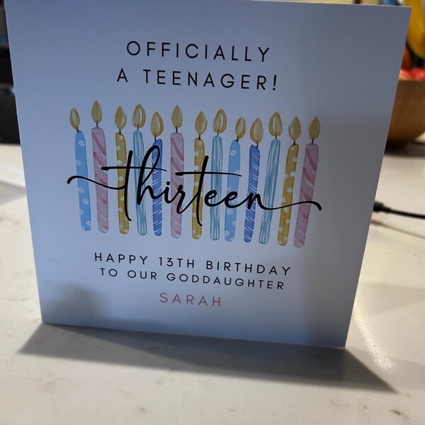 Personalised 16th Birthday Card for Girls | Sweet Sixteen | Sixteenth ...