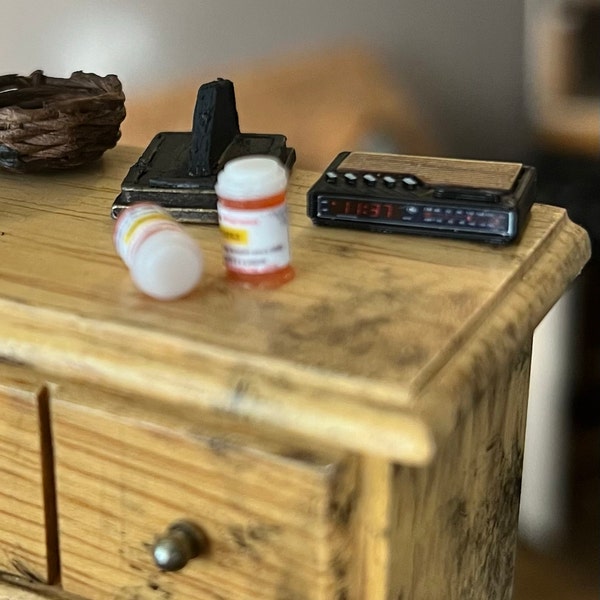 Mini 80's Alarm Clock Radio Retro Miniatures - Etsy