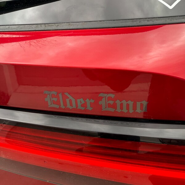 Elder Emo Vinyl Decal | Car Window Rearview Mirror Bumper Laptop ...