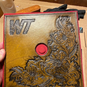 Leather Tooling Corner Pattern sunflower Floral Vines Tracing Design ...