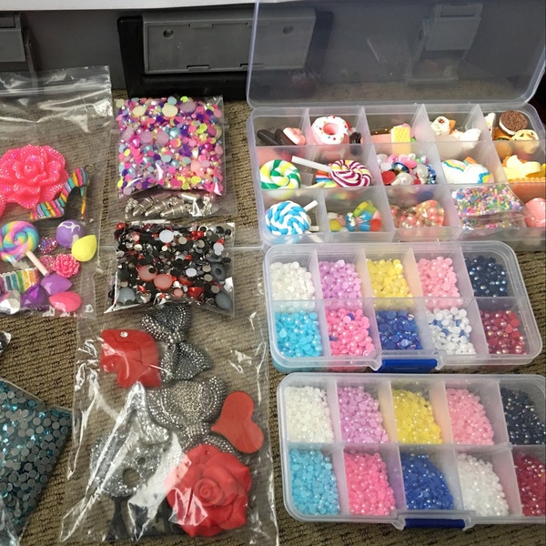 100 Pieces Mixed Flatback Sweet Treats Food Desserts Kawaii Cabochons ...