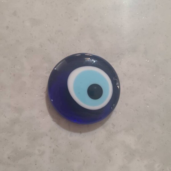 Evil Eye Necklace, Beaded Yellow Green Blue Nazar Necklace, Cute Glass ...