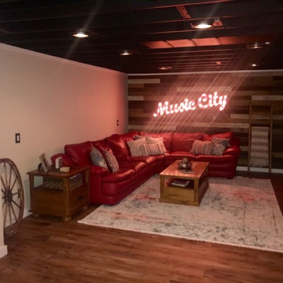 Music City Sign Music City Marquee Sign Home Gift Lighted Music City ...