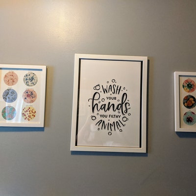 Epidemic Bacteria Art, Salmonella, Cholera, Yersinia Pestis ...