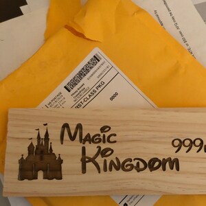 Custom Sign to Disney's Magic Kingdom - Etsy