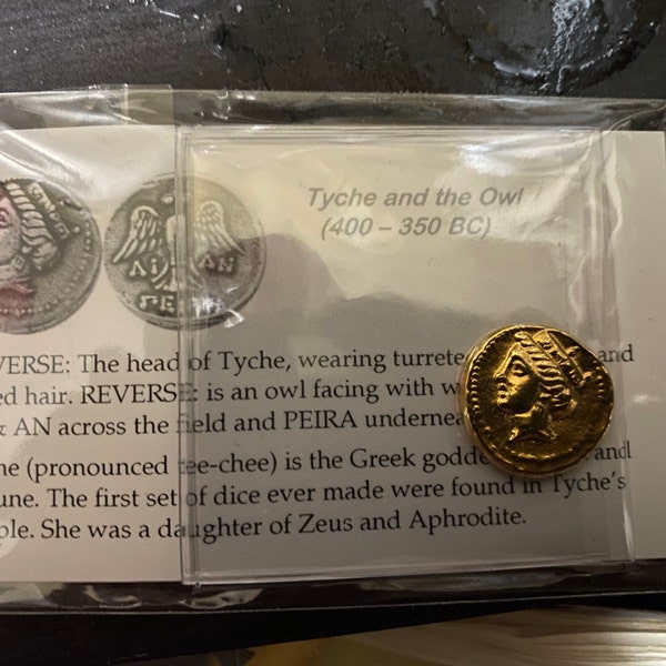 Tyche and Owl, Greek Goddess of Luck and Fortune, Change Your Luck ...