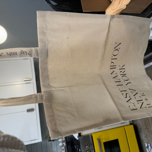 Hamptons Welcome Tote Bag - Destination Wedding Welcome Totes ...