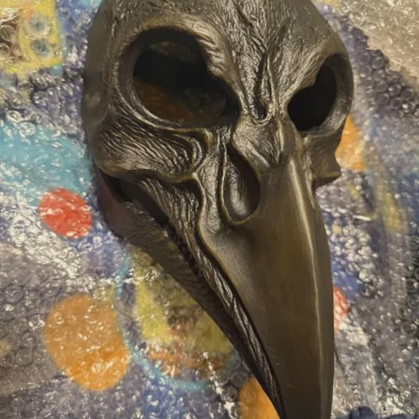Plague Doctor Mask Bird Skull With a Movable Jaw. - Etsy