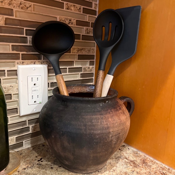 Double Clay Pot, Double Vase, Wabi Sabi Ceramics Vase, Antique Pottery ...