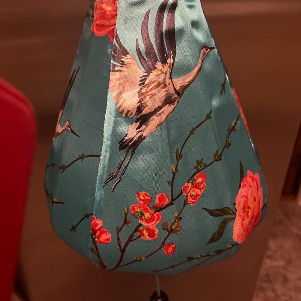 Waterproof Lantern , Floral Pattern, Fabric 36, Size 35cm - Home Lamps ...