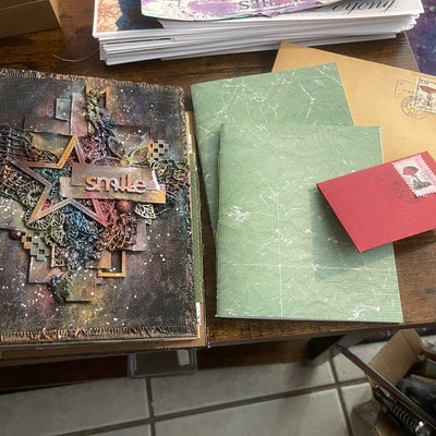 Pink Botanical Floral Herb Journal Cute Shabby Chic Junk - Etsy