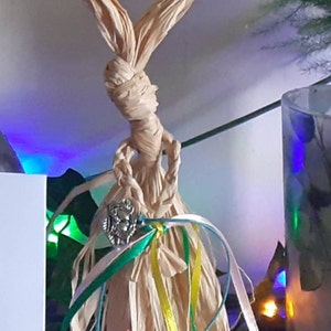 Witches Ladder Wall Hanging Decorate Your Own Hand Crafted Wood Raffia ...