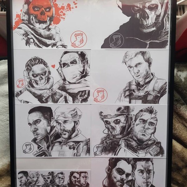 Simon Ghost Riley Print - Etsy