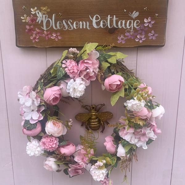 Custom Made Cottage House Name/house Number Wooden Plaques and Signs ...