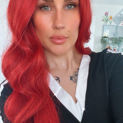 Cher Red Wig Wave - Etsy